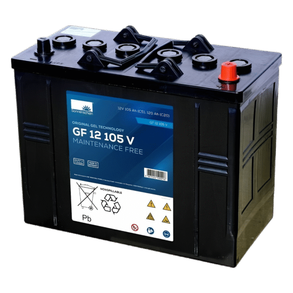 Batterie Gel Sonnenschein GF12105V 12V 105(c5) 120ah(c20) - E-Batteries